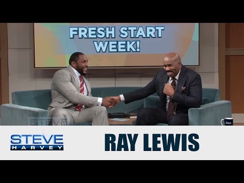 Ray Lewis meets the man who named him || STEVE HARVEY