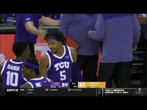 Chuck O'Bannon Jr. Game Winner | TCU vs Baylor Full Ending 01-04-23