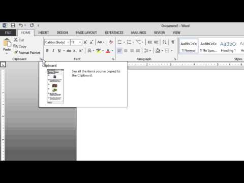 Word 2013: Dialog Box Launchers