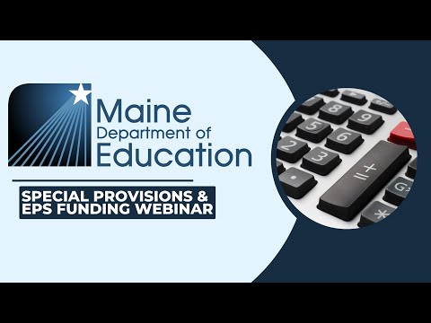 Special Provisions & EPS Funding Webinar