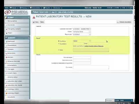 Summary - Lab test results - Sybe Medical Management, Clinic Management System, Medical Billing