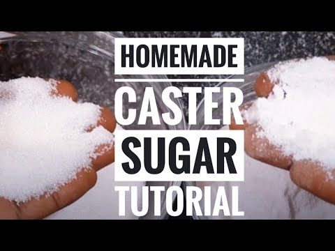 Homemade Caster Sugar Tutorial || How to achieve your Caster Sugar at Home For Baking