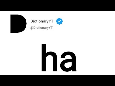ha Meaning in English