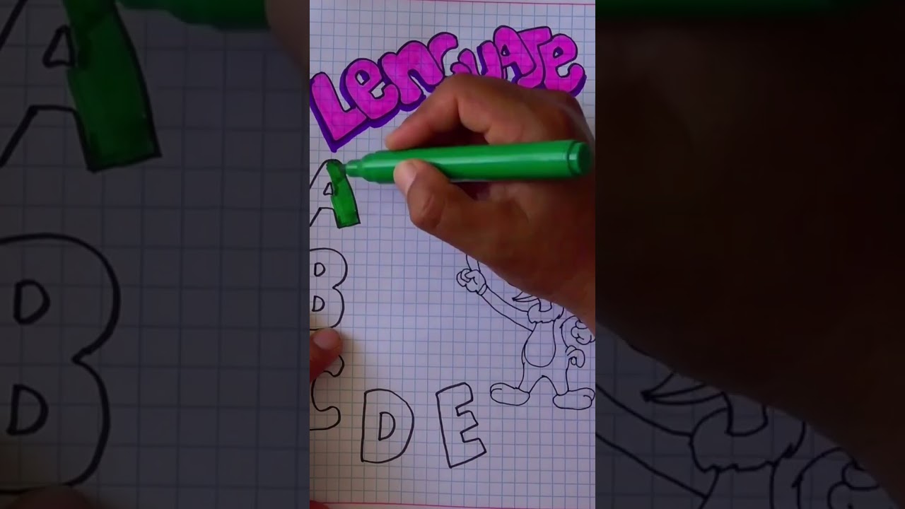 ¡¡ Mira!! PORTADA de LENGUAJE muy fácil # shorts 📘¡¡ SUSCRÍBETE !!