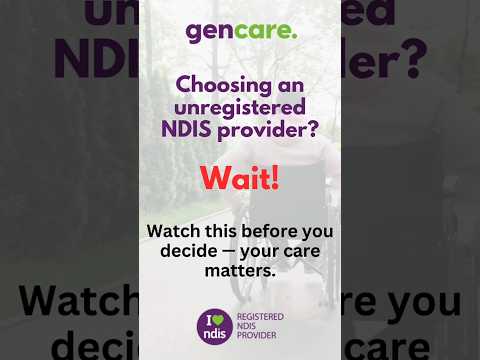 Why Choose a Registered NDIS Provider? #NDIS