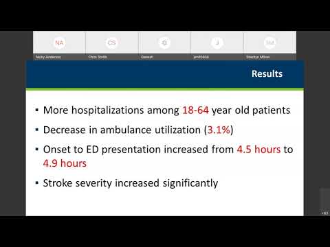 Monthly Stroke Webinar: Delivering Quality Stroke Care During the COVID-19 Pandemic (August 2021)