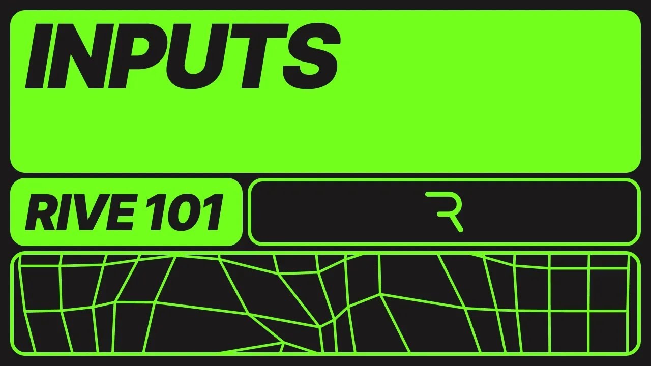 Rive 101 - Inputs