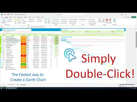 Gantt Excel - Fastest Way to Create a Gantt Chart