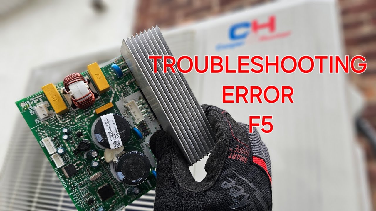 COOPER HUNTER MINI SPLIT ERROR CODE F5 TROUBLESHOOT