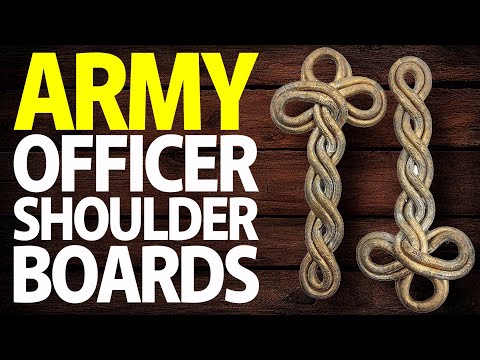 US Army Officers Shoulder Boards Pair: Military Insignia, Rank, Uniform, History, Collectibles,