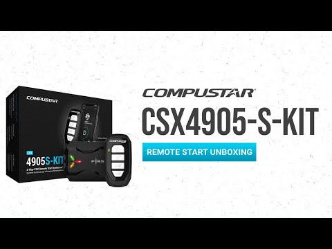 Compustar CSX4905-S-KIT Remote Start Unboxing