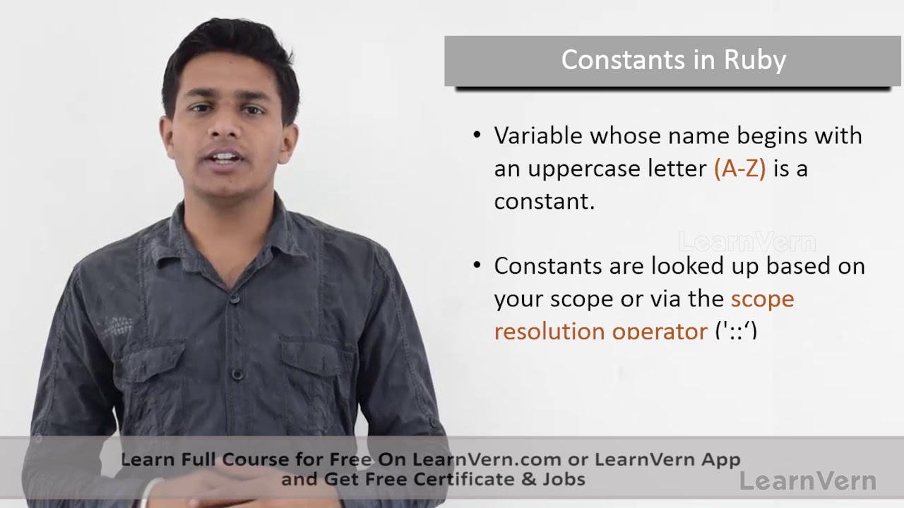 Ruby Constants Variable