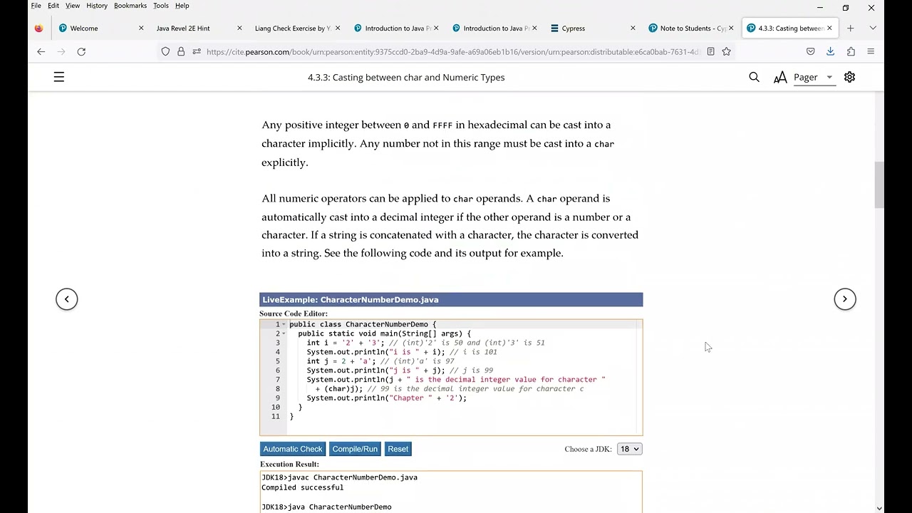 Daniel Liang Guide and Tips for Java Chapter 4