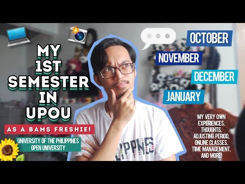 My 1st Semester in UPOU as a BAMS Freshie! π»π» Open University Experience & Thoughts! | UP Vlog #10