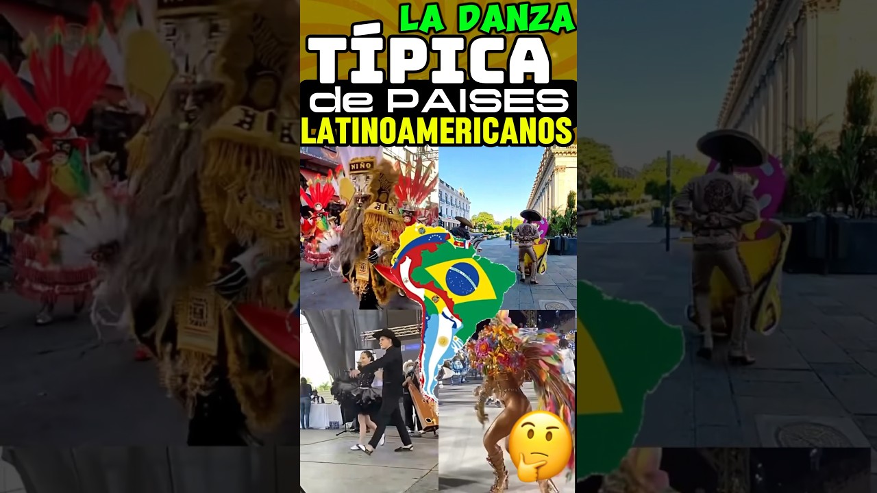 The TYPICAL DANCE OF EACH COUNTRY IN LATIN AMERICA 🤔🌎💃🕺 |🇲🇽🇬🇹🇵🇪🇧🇴🇨🇱🇪🇨🇧🇷🇦🇷🇨🇴