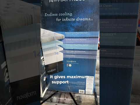 Memory foam gel mattress at Costco! #costcodeals #shorts