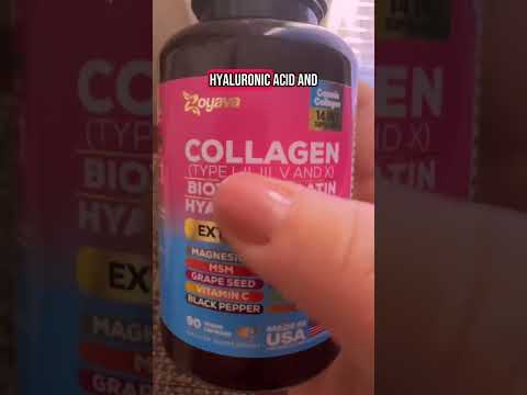 Zoyava Collagen Supplement - Type I, II, III, V and X - with Biotin, Keratin, Hyaluronic Acid