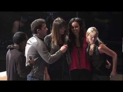Dave Styles with the cast of Blue Crush 2 at KIIS-FM Wango Tango
