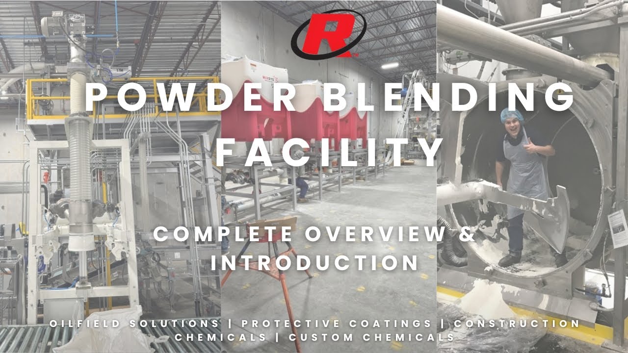 Riteks Powder Blending Facility Introduction & Overview - Chemical Manufacturing