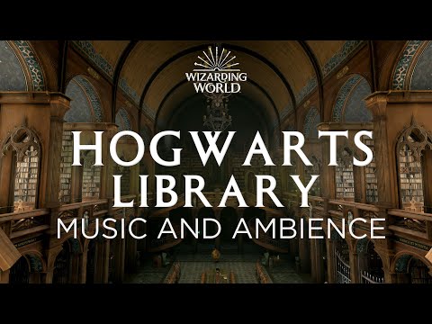 Study in Hogwarts Library | Harry Potter Hogwarts Legacy Music and Ambience