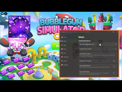 🎲 Bubble Gum Simulator INFINITY Script | Auto Tickets,Rift Finder & MORE! | Pastebin & KEYLESS!