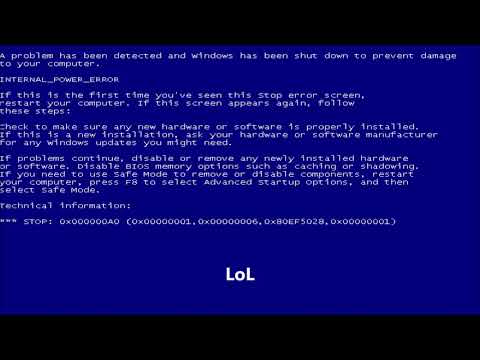 Destroying windows setup with NotMyFault.exe
