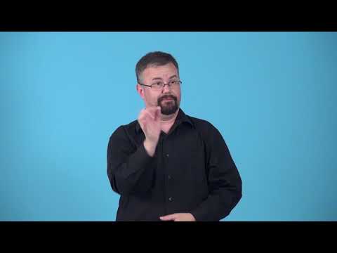 American Sign Language ASL Video Dictionary - calling card printed card