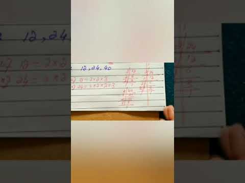 How to find the HCF of 12, 24 and 40 ? How to find the HCF by using Prime Factorization method?
