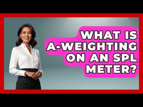 What Is A-weighting On An SPL Meter? - NextGen Viewing and Audio