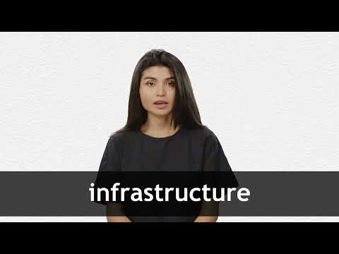 How to pronounce INFRASTRUCTURE in American English