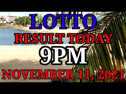 LOTTO RESULT TODAY 9PM DRAW NOVEMBER 11,2021