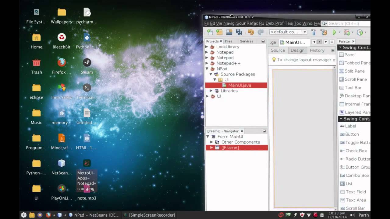 Learning Java: Building Notepad Part 1