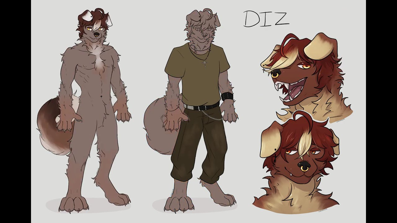 Speedart // diz Character Sheet Commission