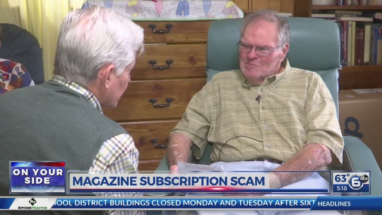 Magazine subscription scam