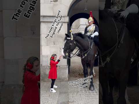"A Special Child's Heartwarming Connection with the Royal Horse” #Shorts
