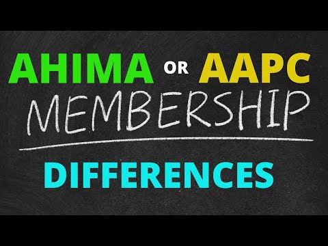 MEMBERSHIP DIFFERENCES: AHIMA and AAPC | MEDICAL CODING WITH BLEU