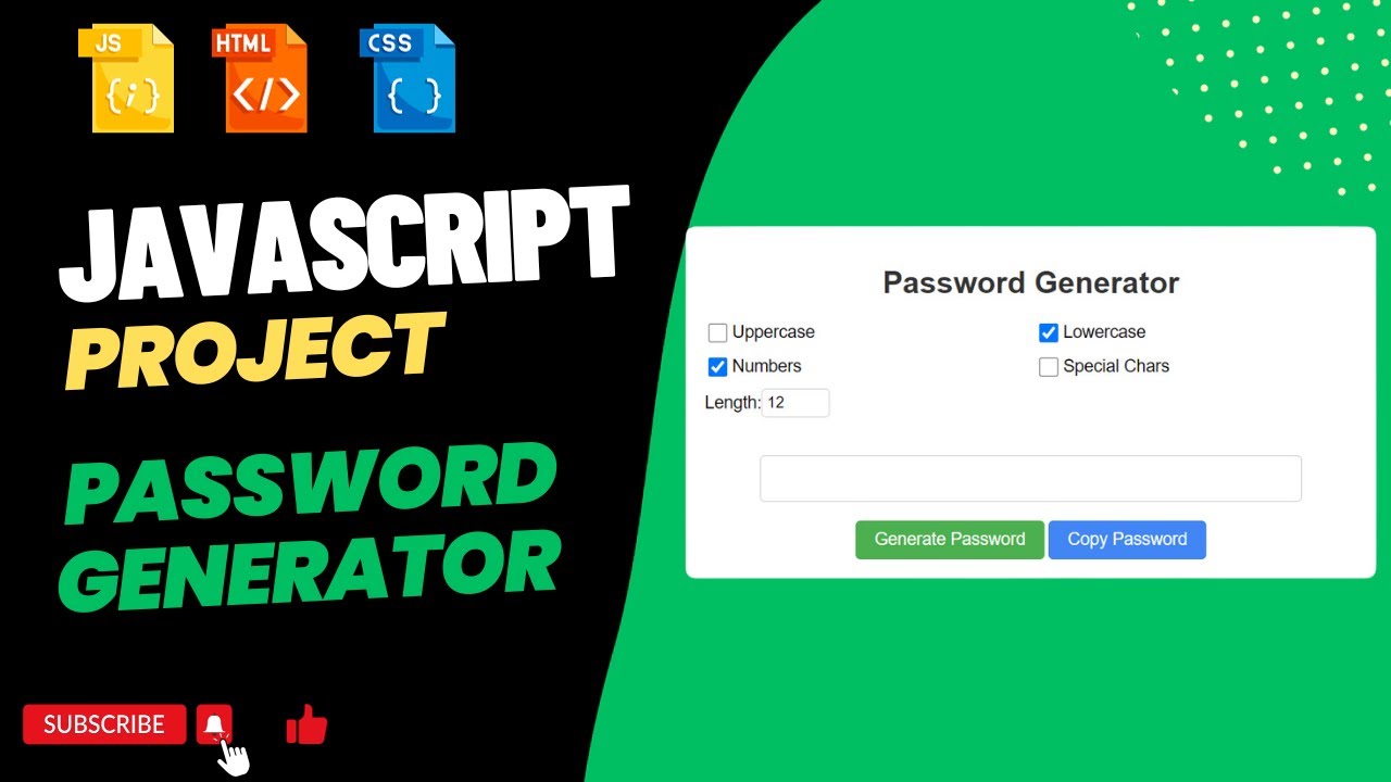 Build Your Own Password Generator App with JavaScript