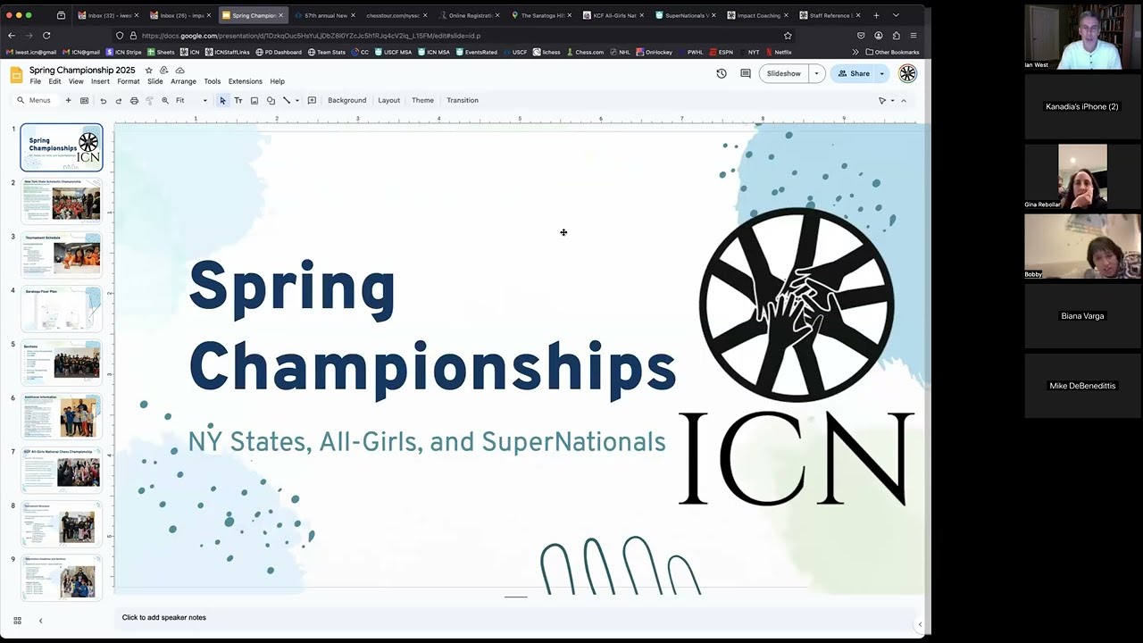 SARATOGA SPRING NY STATE 2025 CHESS CHAMPIONSHIP GUIDE OVERVIEW