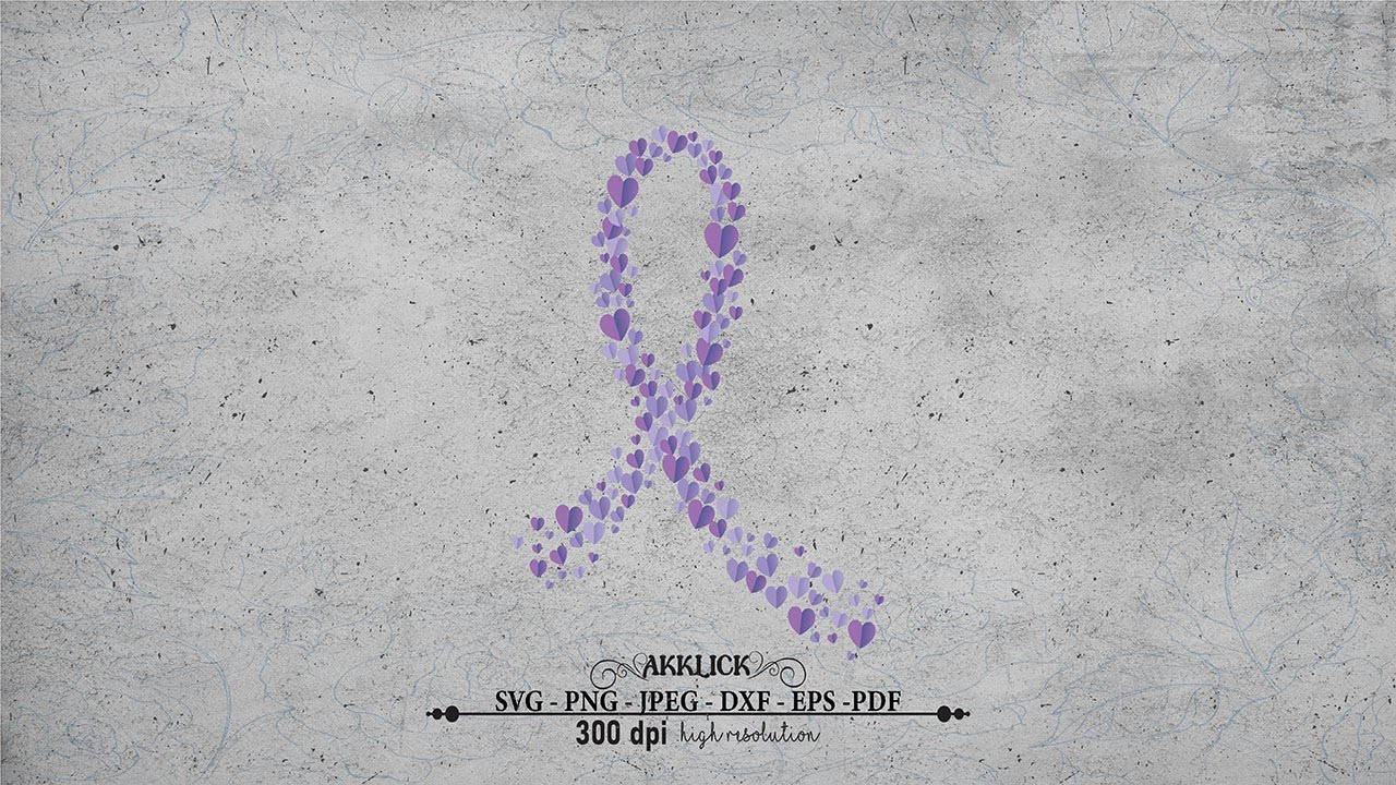 Cancer Ribbon Svg, Pink ribbon svg, Breast cancer svg, Cancer awareness svg