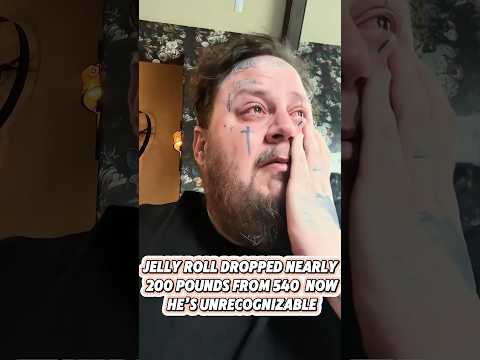 Jelly Roll lost nearly 200 pounds! From 540 to fit — now he’s unrecognizable!#jellyroll #youtube