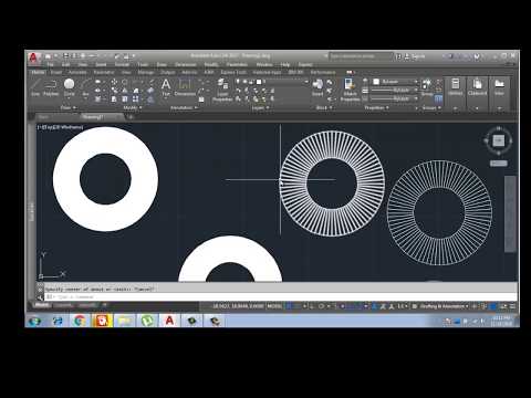 How to use donut command in Auto cad in Urdu/Hindi – Aamir Shahzad