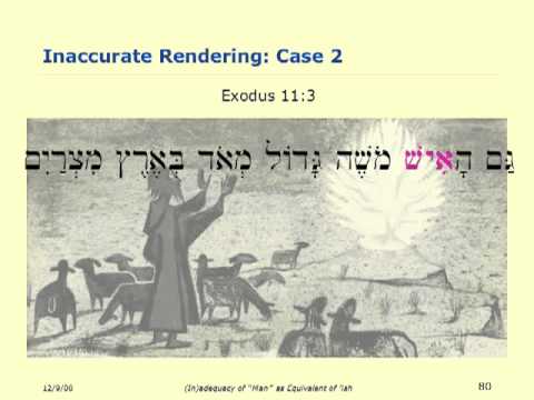 (In)adequacy of "Man" as an English Equivalent of the Biblical Hebrew Noun 'ish
