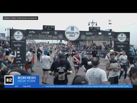 More than 25,000 runners take part in Brooklyn half marathon