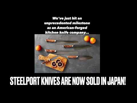 Premium American-Forged kitchen knives enter Japan - STEELPORT partners with Japanese Knife retailer