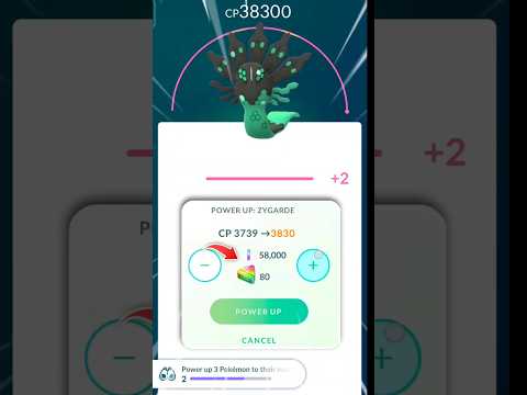Give All Xl Candy to Zygarde ( Max out ) #shorts #zygarde #ultragoo #maxout #cells #power #game