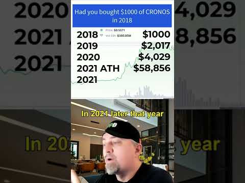 Had you bought $1,000 of CRONOS in 2018 😲 - #cryptonews