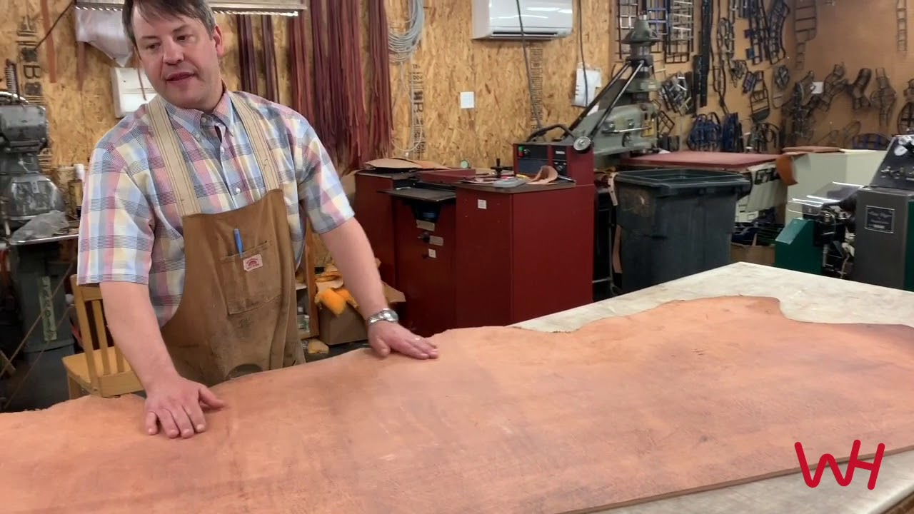 Cutting Split Reins at Oliver Saddle Shop