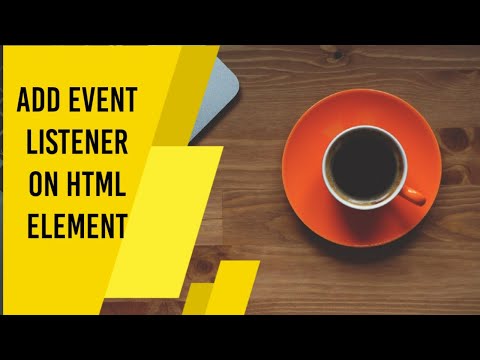 Adding an event listener to HTML element #Shorts