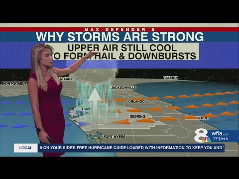 Stronger afternoon storms possible early on in rainy season