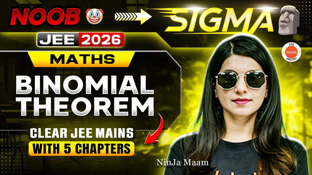 Day 2 : Binomial Theorem | Clear JEE Mains 2026 in 5 Chapters | 5 Day Challenge | Namrata Ma’am